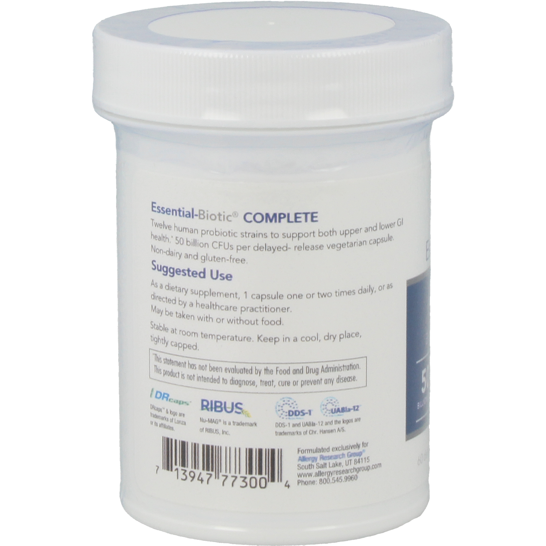 Allergy Research Group | Essential-Biotic® Complete | Order Online ...